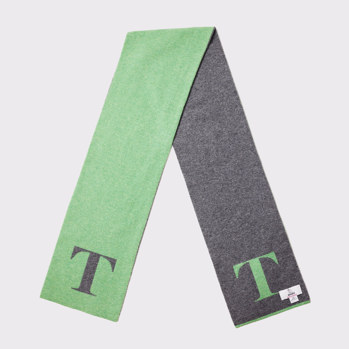 HADES | Lambswool Scarf | Alphabet T Scarf